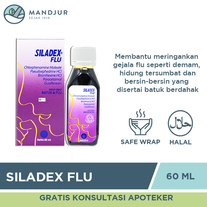 Siladex Flu 60 mL — Apotek Mandjur