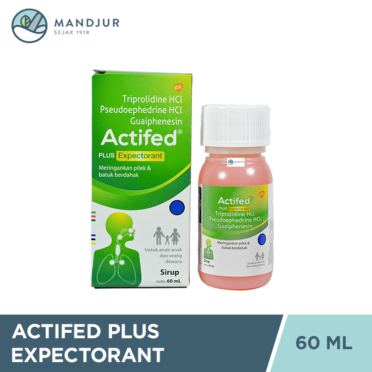 Actifed Plus Expectorant (Actifed Hijau) — Apotek Mandjur