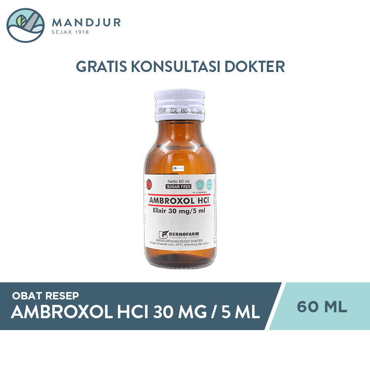 Ambroxol Sirup 30 Mg/5 Ml 60 Ml — Apotek Mandjur