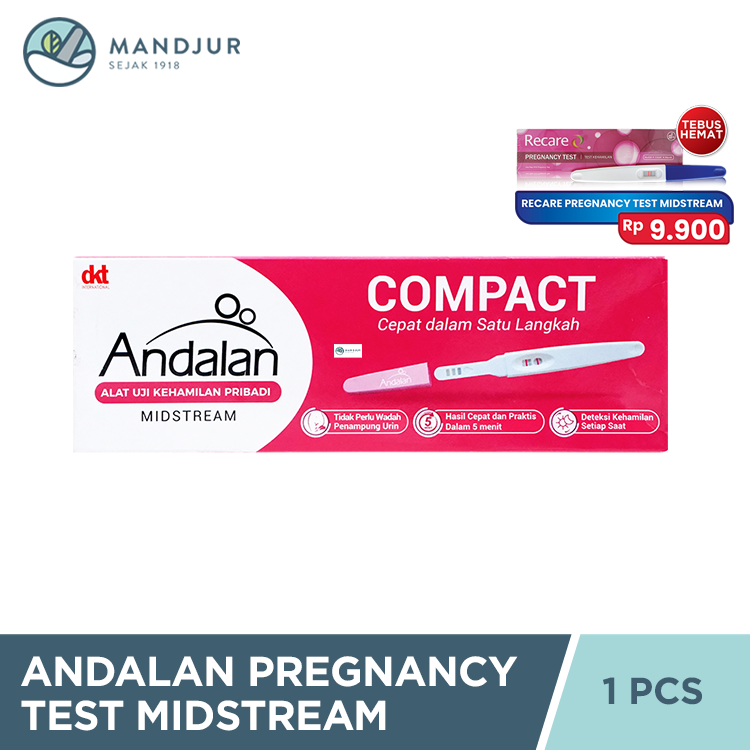 Andalan Pregnancy Test Midstream — Apotek Mandjur