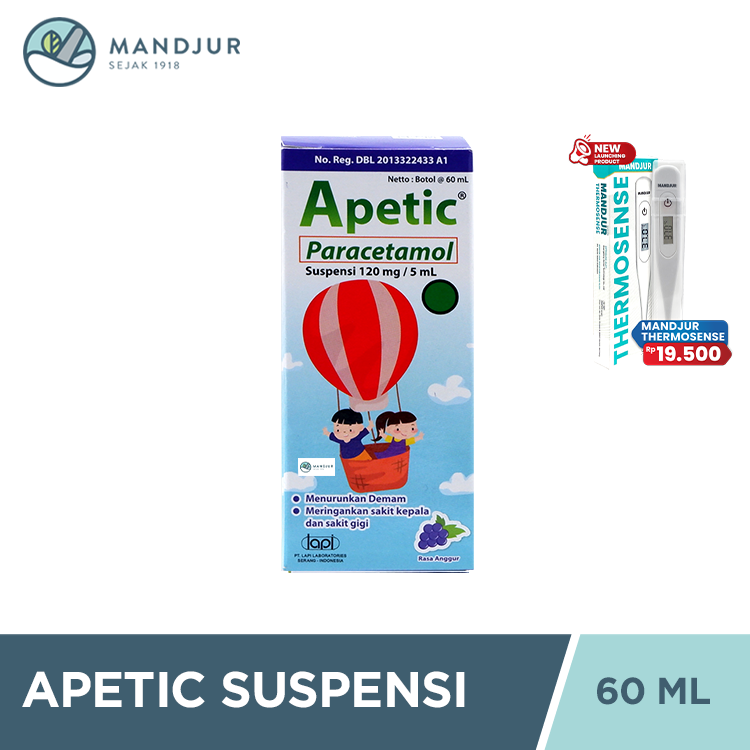 Apetic Suspensi 60 mL — Apotek Mandjur