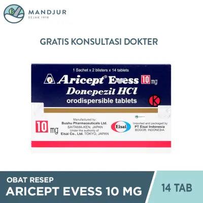 Aricept Evess 10 Mg 14 Tablet — Apotek Mandjur