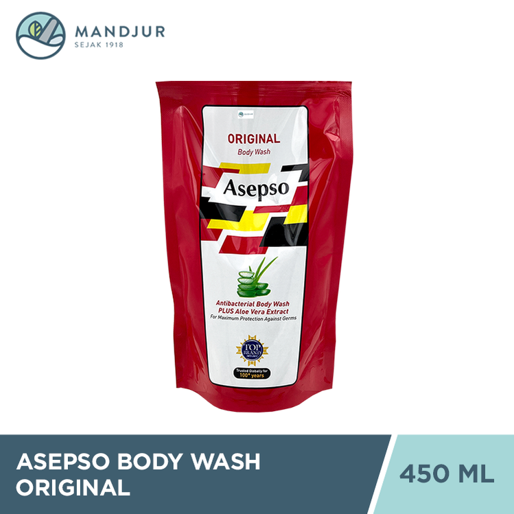 Asepso Body Wash Refill Original 450 ML — Apotek Mandjur