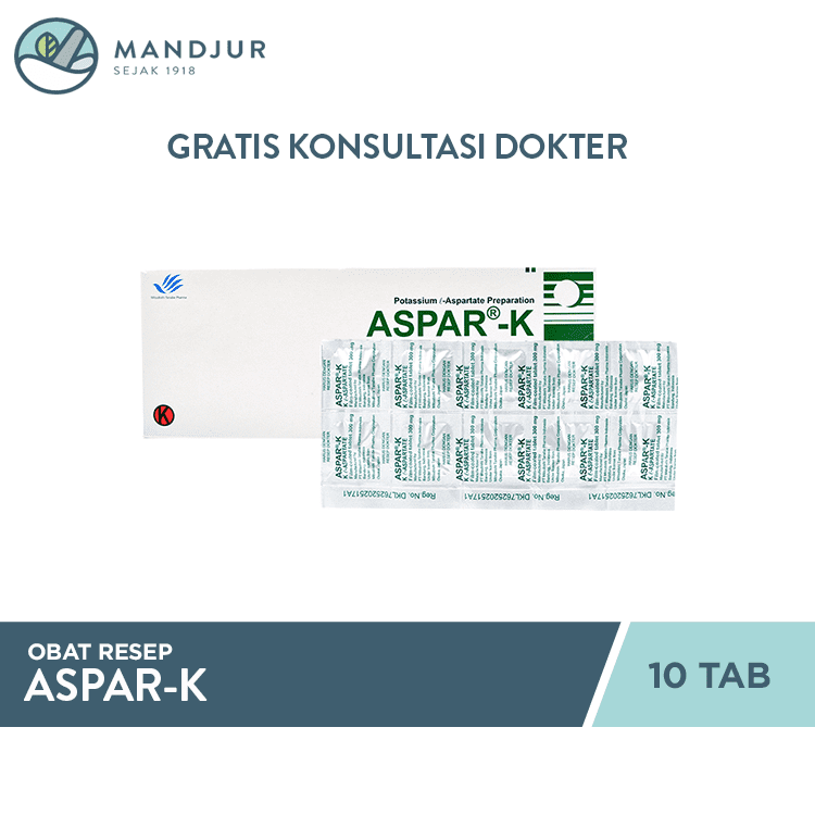 Aspar-K 10 Tablet — Apotek Mandjur