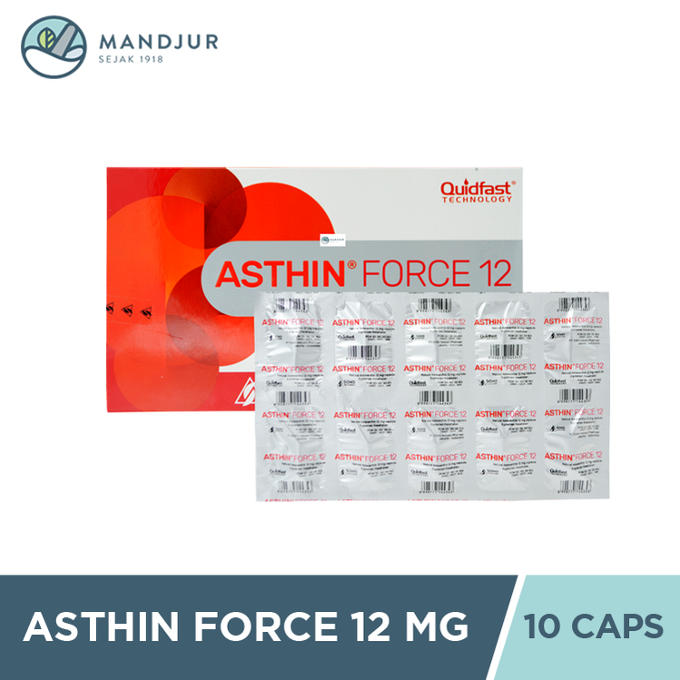 Asthin Force 12 Mg 10 Kapsul — Apotek Mandjur