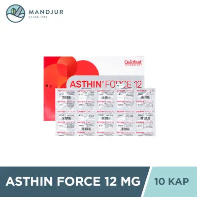 Asthin Force 12 Mg 10 Kapsul — Apotek Mandjur