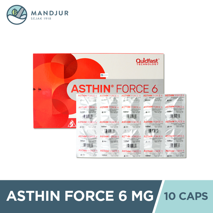 Asthin Force 6 Mg 10 Kapsul — Apotek Mandjur
