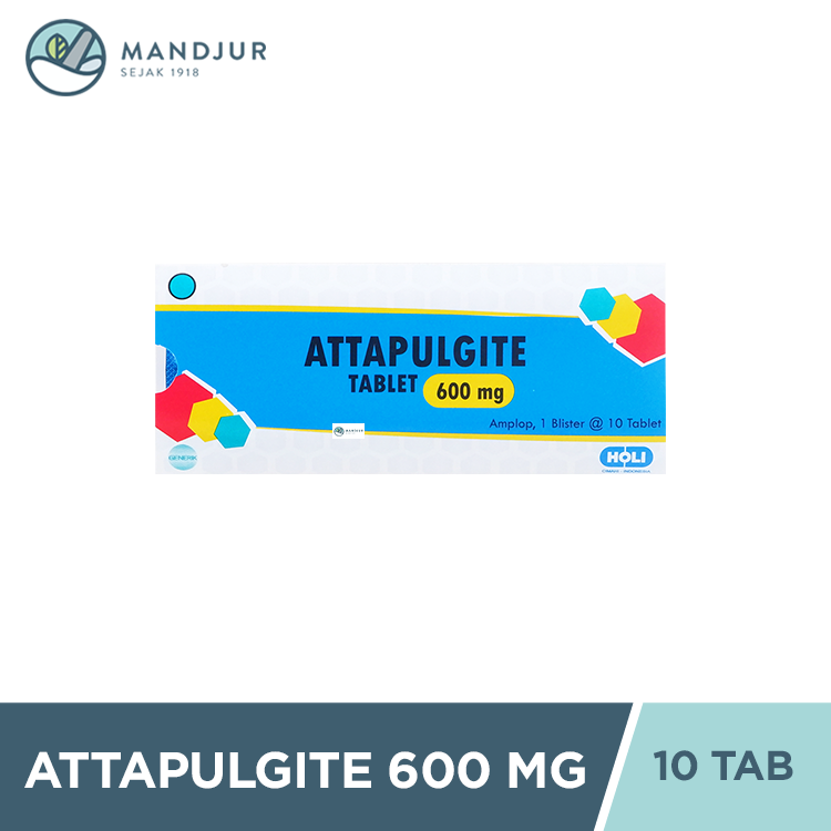 Attapulgite 600 mg 10 Tablet — Apotek Mandjur