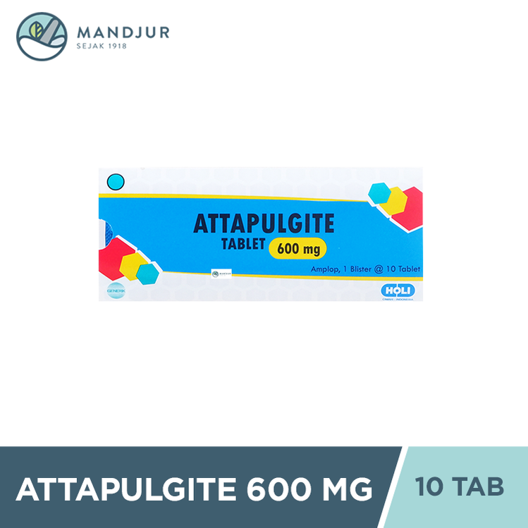 Attapulgite 600 mg 10 Tablet — Apotek Mandjur