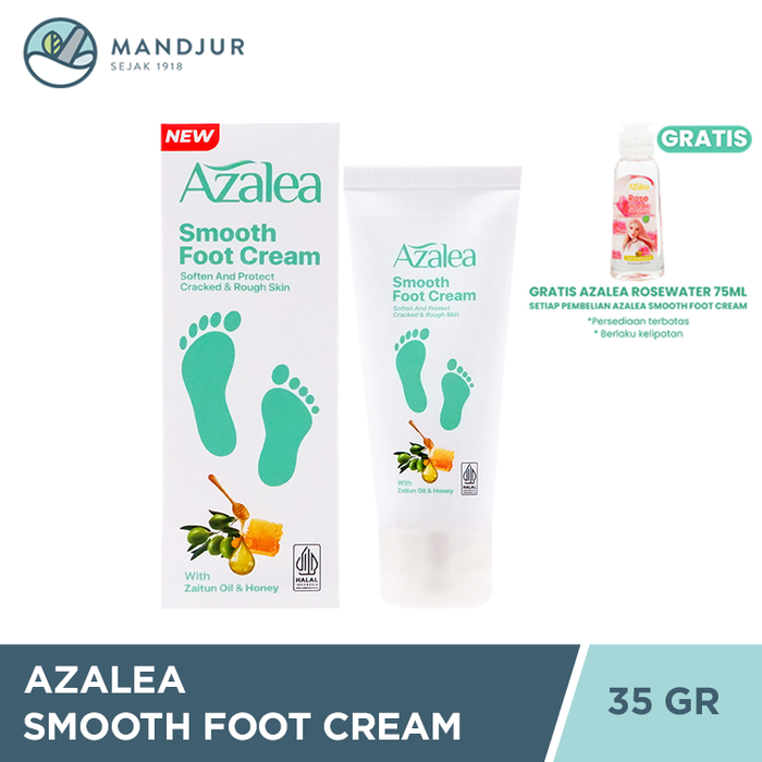Azalea Smooth Foot Cream 35 Gr — Apotek Mandjur