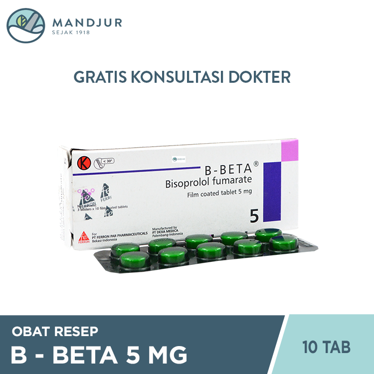 B-Beta 5 Mg 10 Tablet — Apotek Mandjur