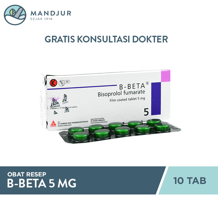 B-Beta 5 Mg 10 Tablet — Apotek Mandjur