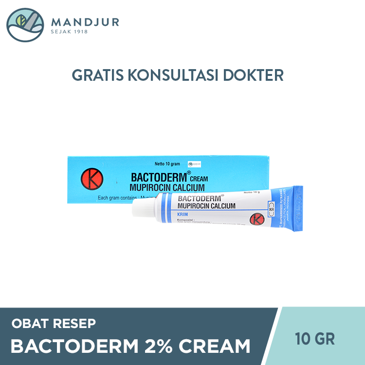 Bactoderm 2% Cream 10 g — Apotek Mandjur