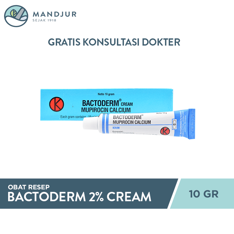 Bactoderm 2% Cream 10 g — Apotek Mandjur