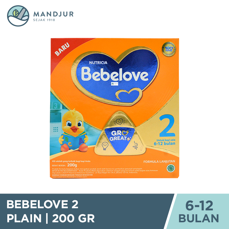 Bebelove 2 (6 - 12 Bulan) Formula Bayi Bubuk 200 Gram — Apotek Mandjur