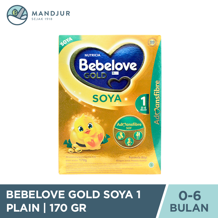 Bebelove GOLD Soya 1 (0 - 6 Bulan) Formula Bayi Bubuk 170 Gram — Apotek ...