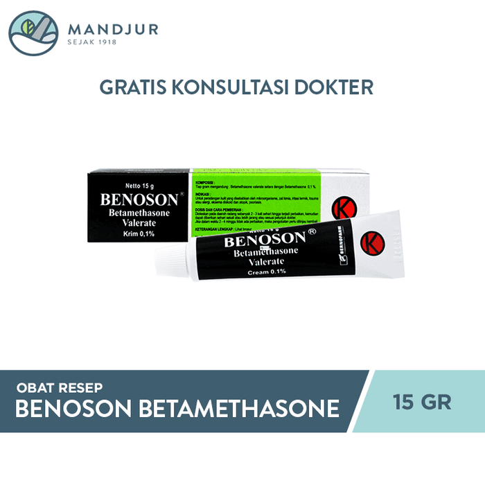 Benoson 0.1% Cream 15 g — Apotek Mandjur