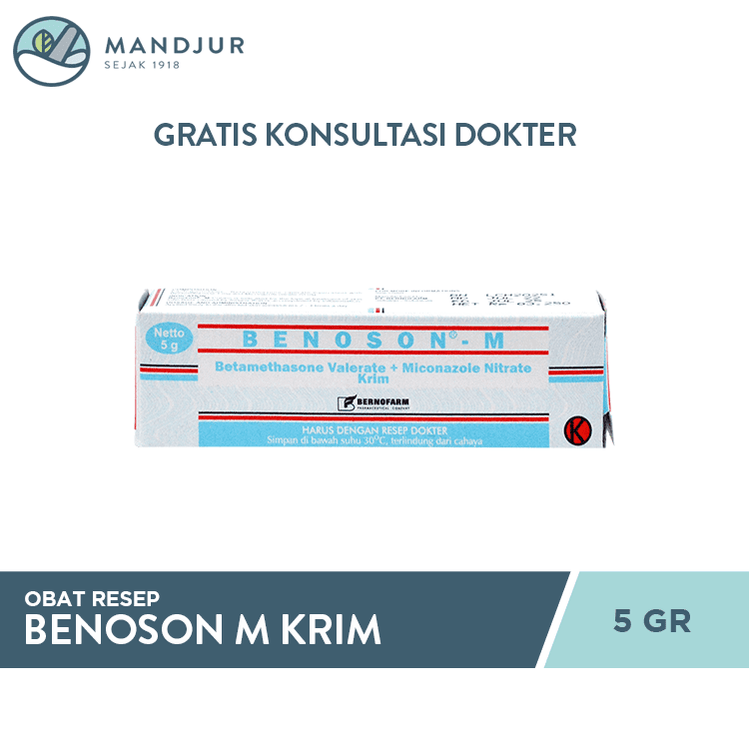 Benoson M Cream 5 G — Apotek Mandjur