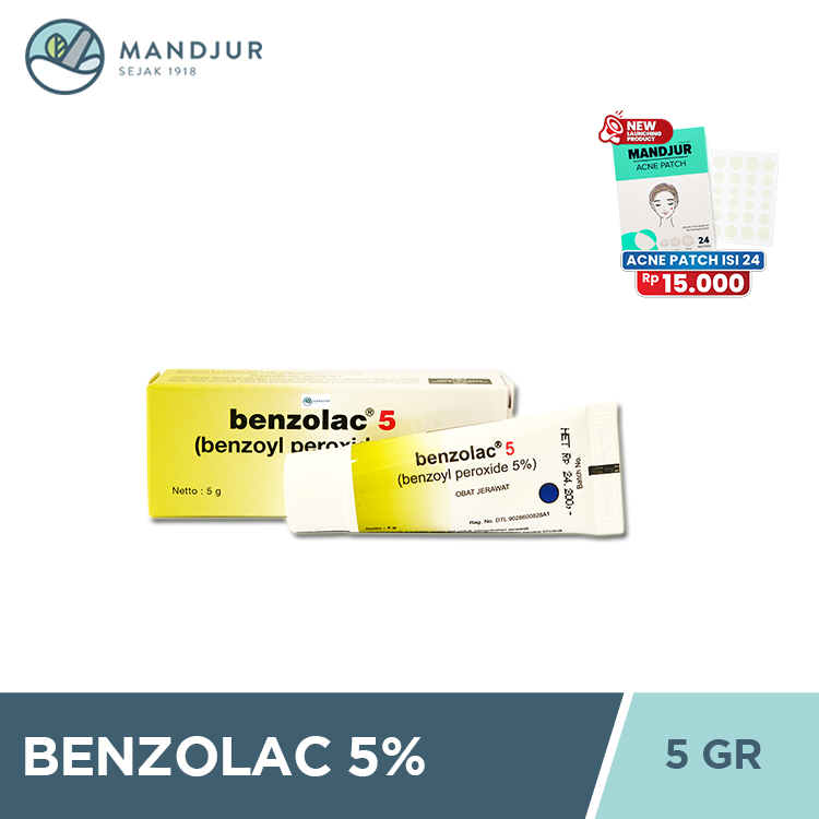 Benzolac 5 % Gel 5 Gram — Apotek Mandjur