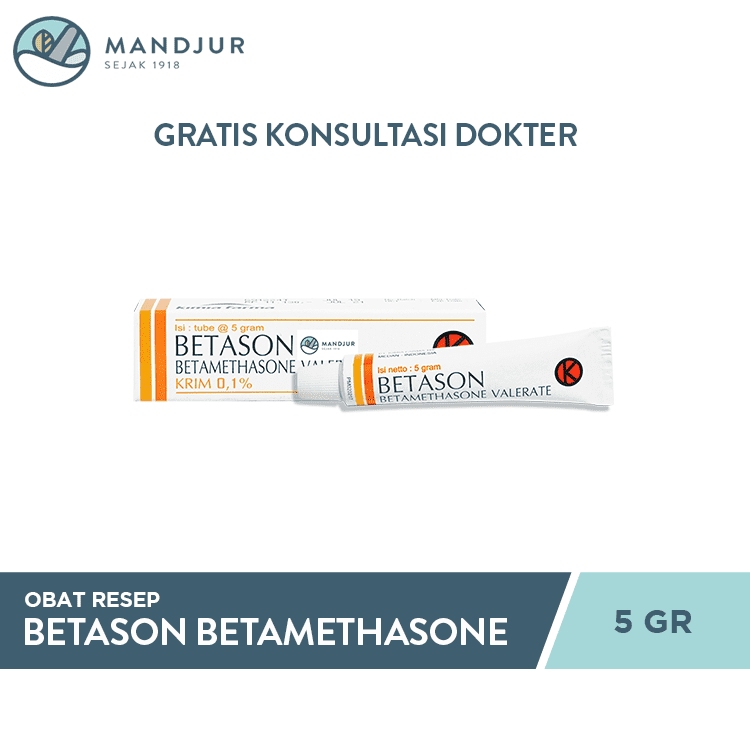 Betason Cream 5 Gram — Apotek Mandjur