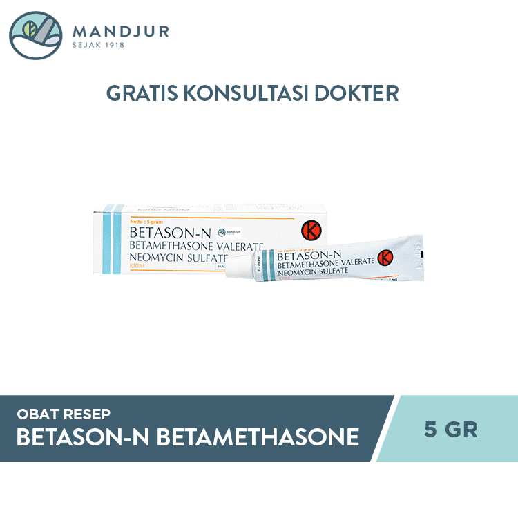 Betason N Cream 5 Gram — Apotek Mandjur