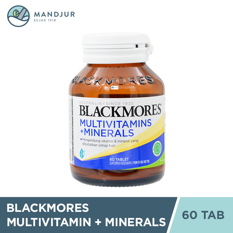 Blackmores Multivitamin & Minerals - Isi 60 Tablet — Apotek Mandjur
