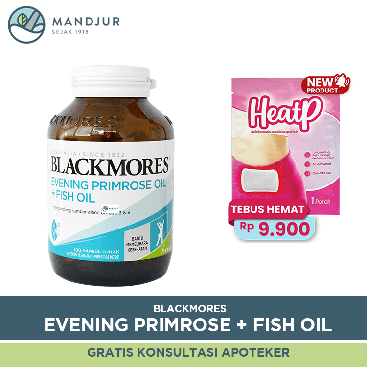 Blackmores Evening Primrose Oil + Fish Oil — Apotek Mandjur