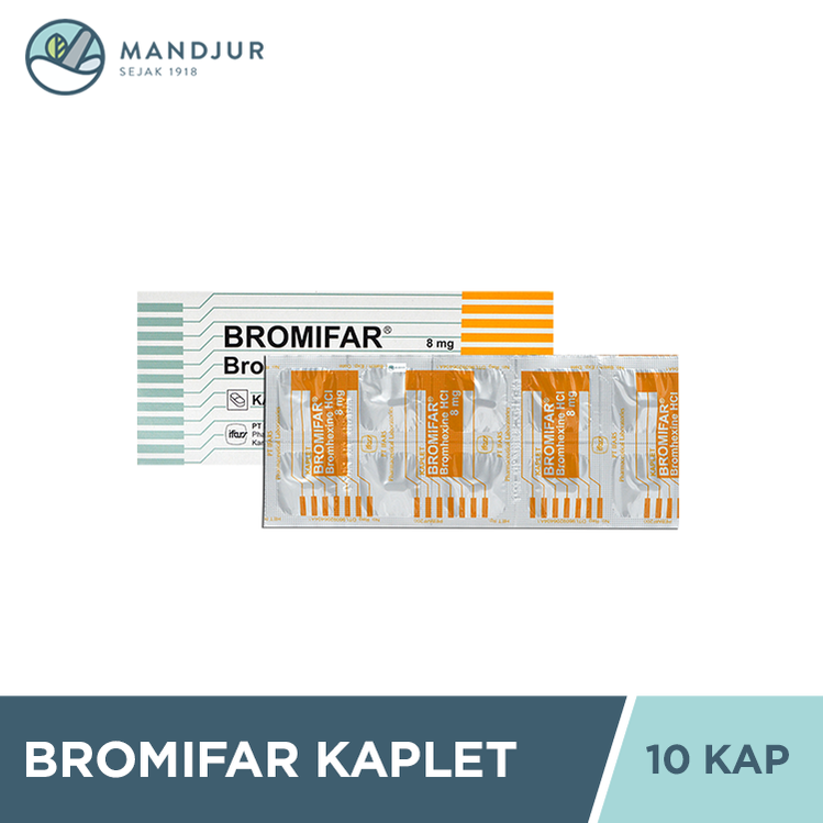 Bromifar 10 Kaplet — Apotek Mandjur