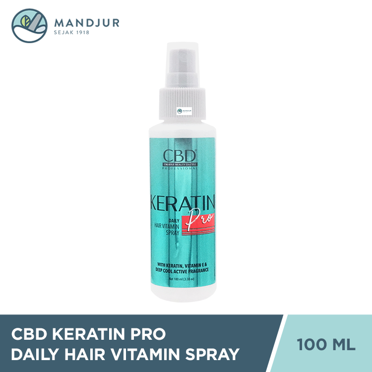 CBD Keratin Pro Daily Hair Vitamin Spray 100 mL — Apotek Mandjur