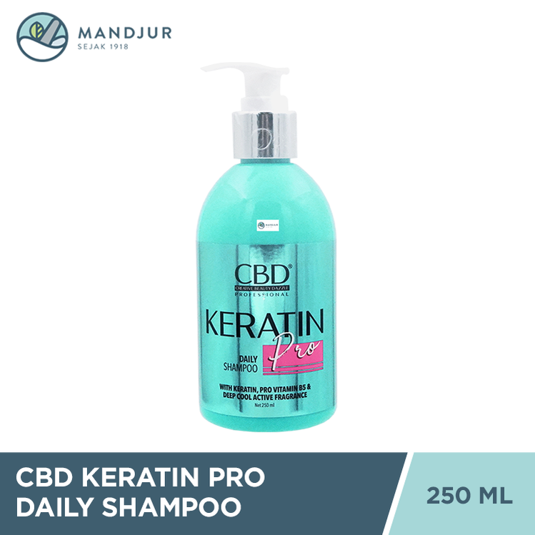 CBD Keratin Pro Daily Shampoo 250 mL — Apotek Mandjur