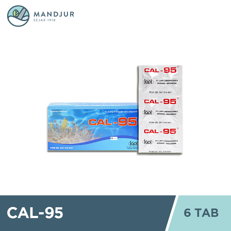 Cal-95 Strip 6 Kaplet — Apotek Mandjur
