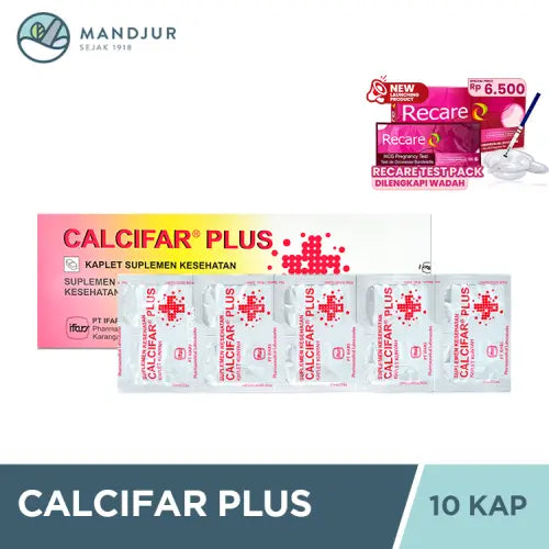 Calcifar Plus 10 Kaplet — Apotek Mandjur
