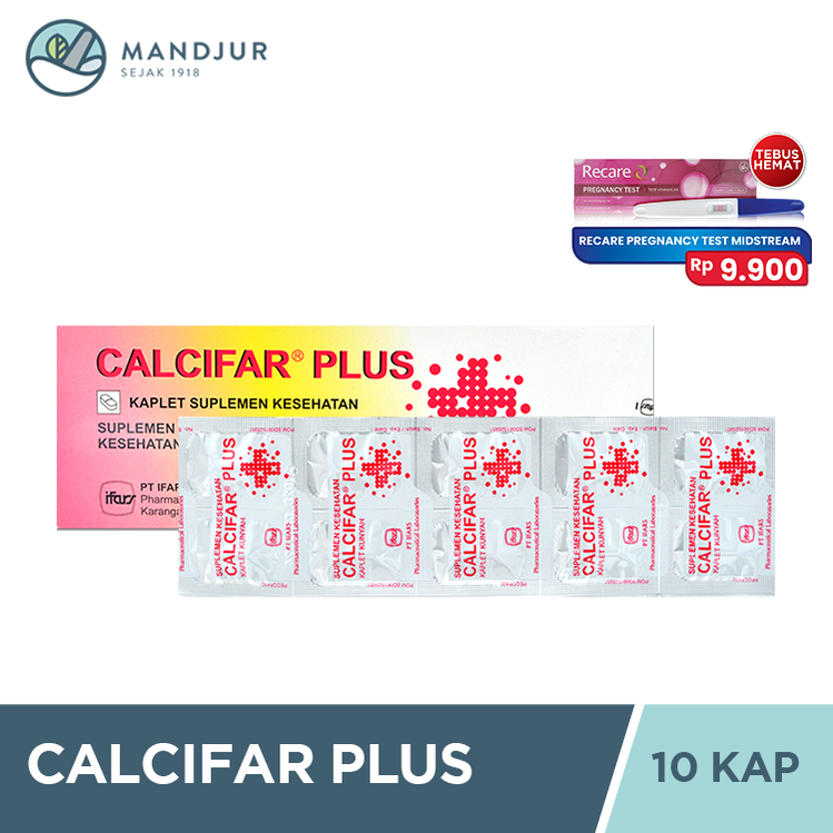 Calcifar Plus 10 Kaplet — Apotek Mandjur