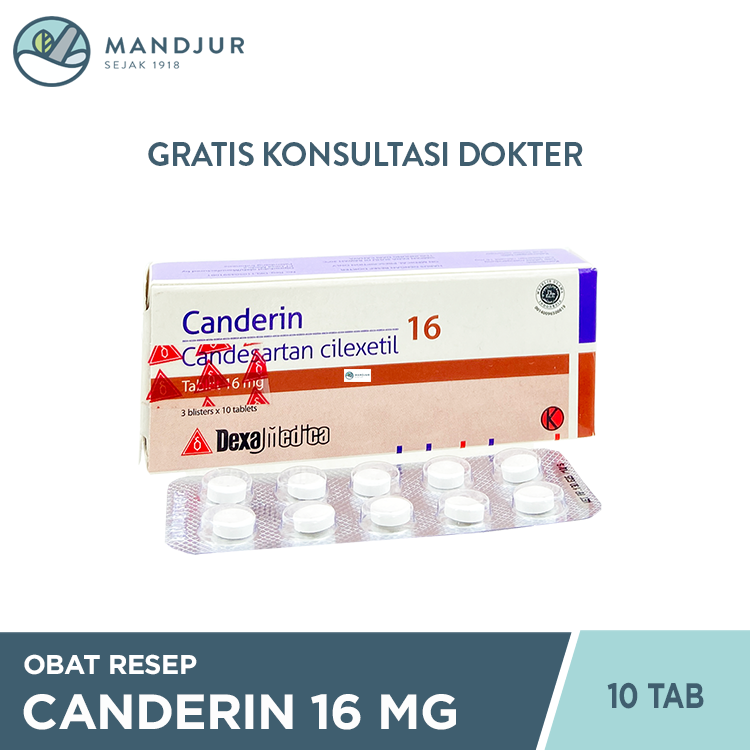 Canderin 16 Mg 10 Tablet — Apotek Mandjur