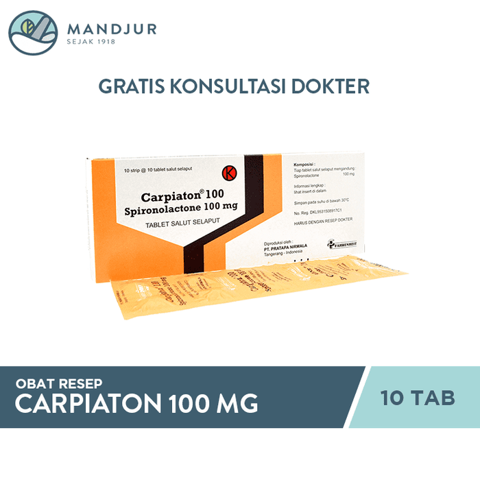 Carpiaton 100 Mg 10 Tablet — Apotek Mandjur