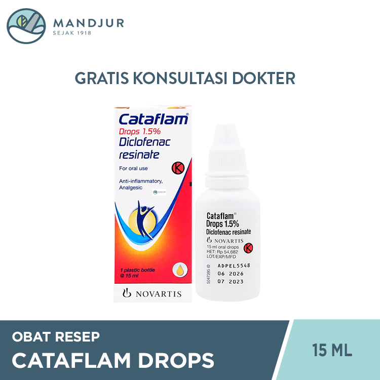 Cataflam Drops 15 ml — Apotek Mandjur