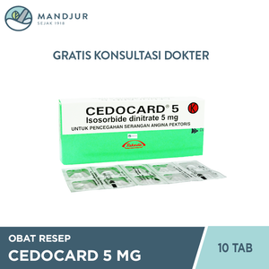 Cedocard 5 Mg Strip 10 Tablet — Apotek Mandjur