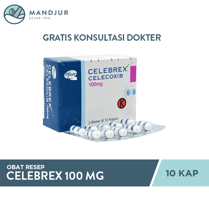 Celebrex 100 Mg 10 Kapsul — Apotek Mandjur