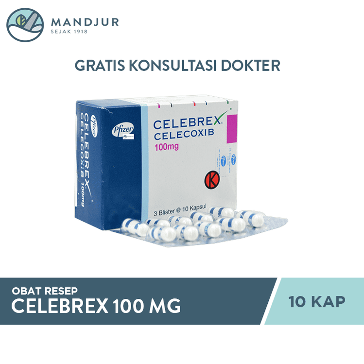 Celebrex 100 Mg 10 Kapsul — Apotek Mandjur
