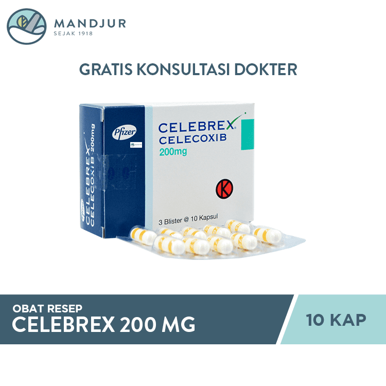 Celebrex 200 Mg 10 Kapsul — Apotek Mandjur