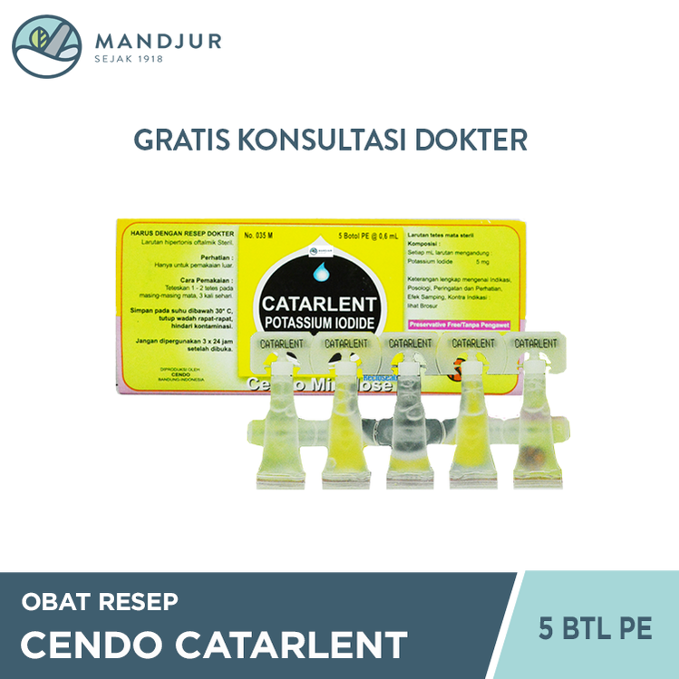 Cendo Catarlent Minidose 0.6 ML — Apotek Mandjur