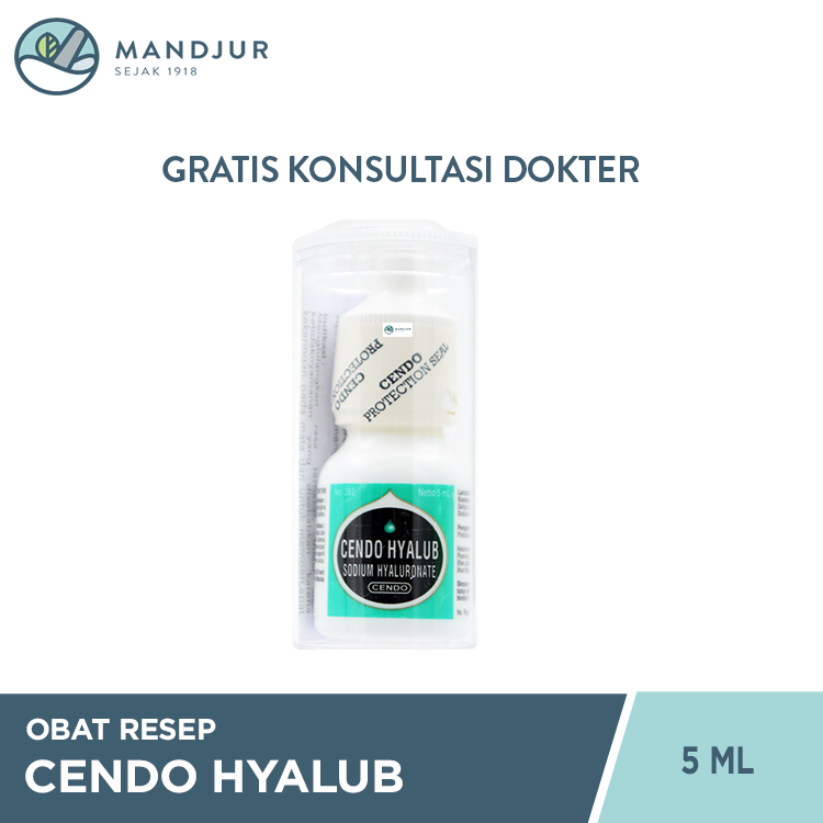 Cendo Hyalub Eye Drop 5 mL — Apotek Mandjur
