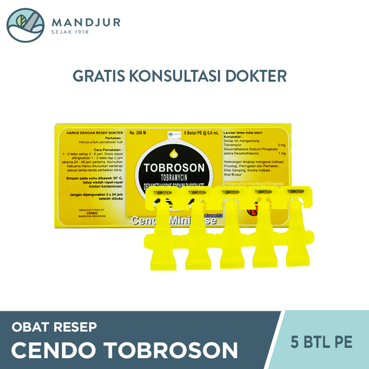 Cendo Tobroson Minidose 0.6 mL — Apotek Mandjur
