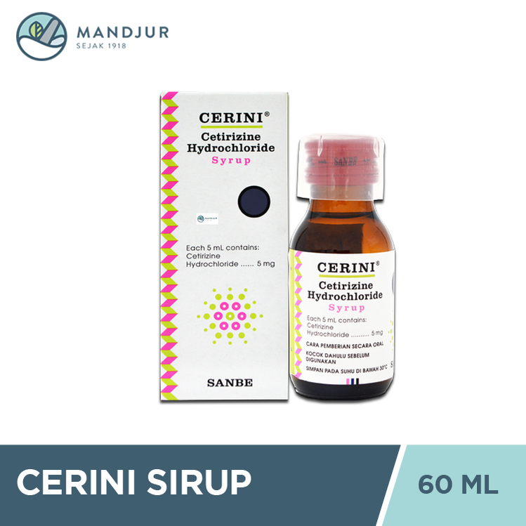 Cerini Sirup 60 ML — Apotek Mandjur