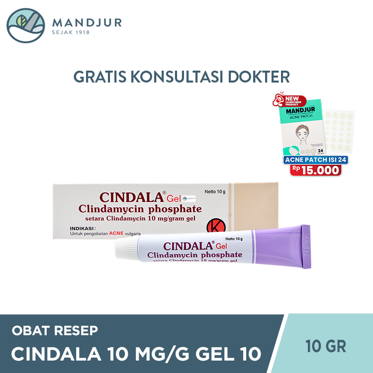 Cindala 10 Mg/G Gel 10 G — Apotek Mandjur