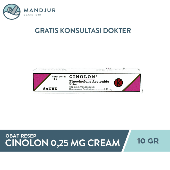 Cinolon Cream 10 Gram — Apotek Mandjur
