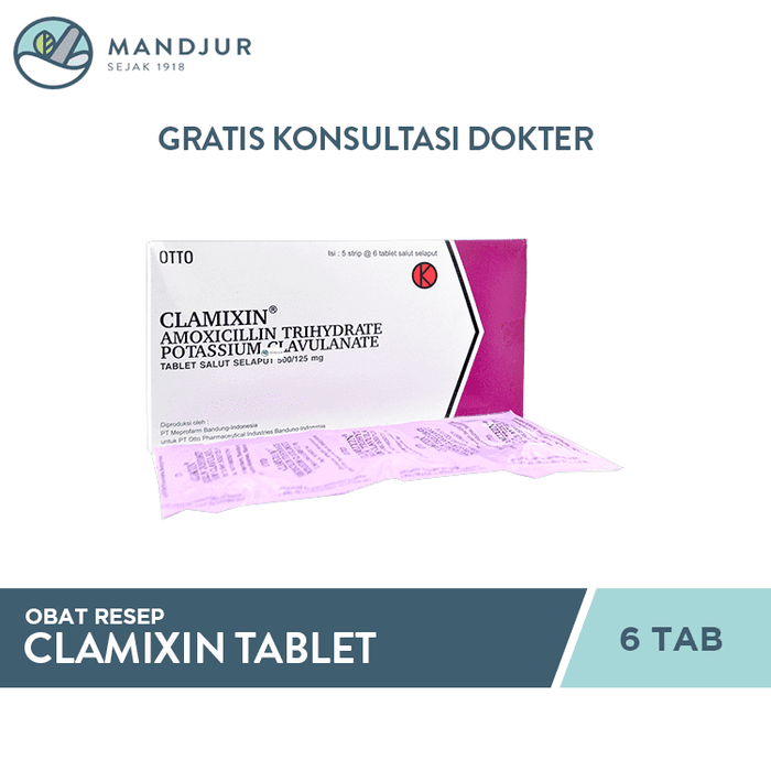 Clamixin 6 Tablet — Apotek Mandjur