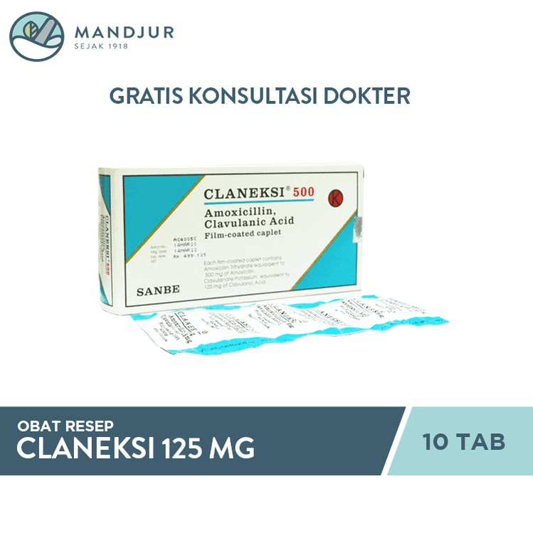 Claneksi Strip 6 Kaplet — Apotek Mandjur