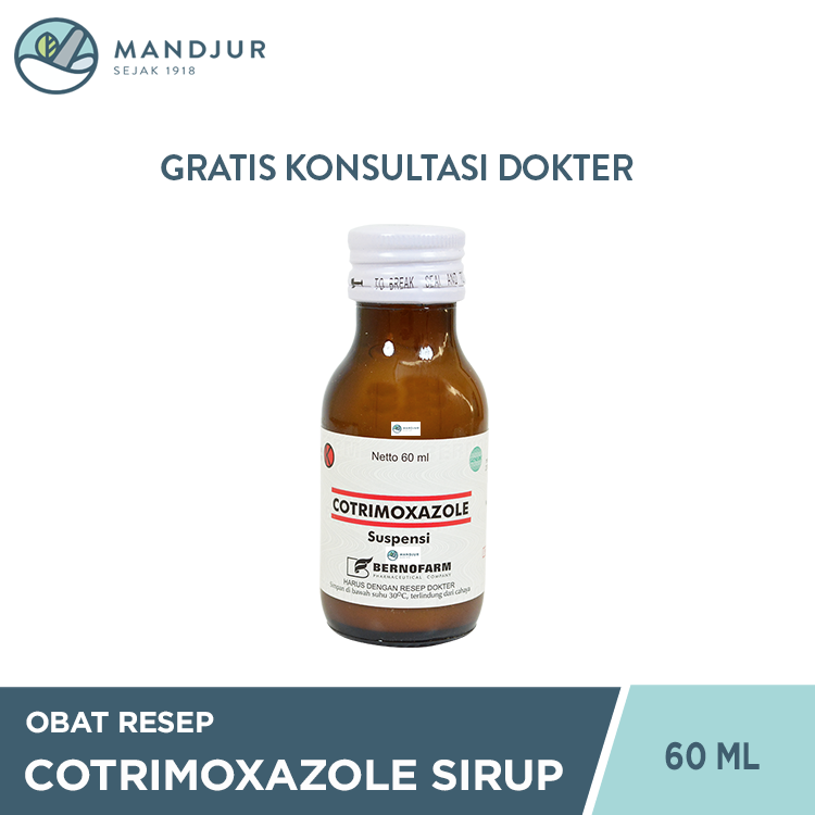 Cotrimoxazole Syrup 60 ML — Apotek Mandjur