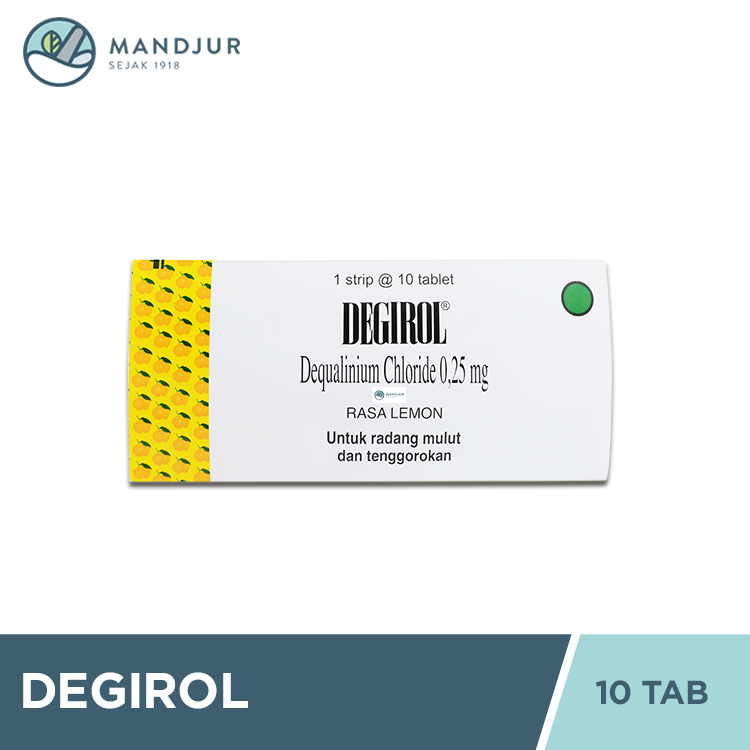Degirol Strip 10 Tablet — Apotek Mandjur